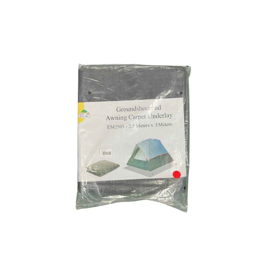 PLS Groundsheet & Awning Carpet Underlay 2.5 x 5 Meters – a.one outdoors